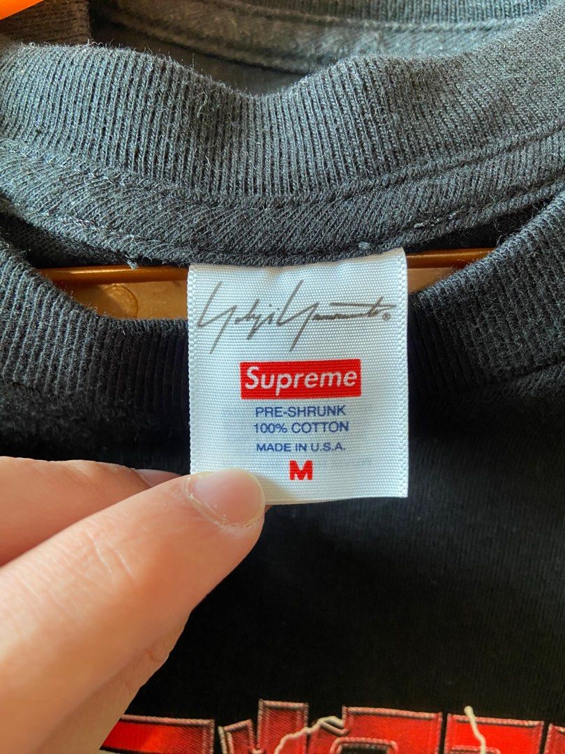 Supreme x Yohji Yamamoto Tekken Tee, Men's Fashion, Tops & Sets ...