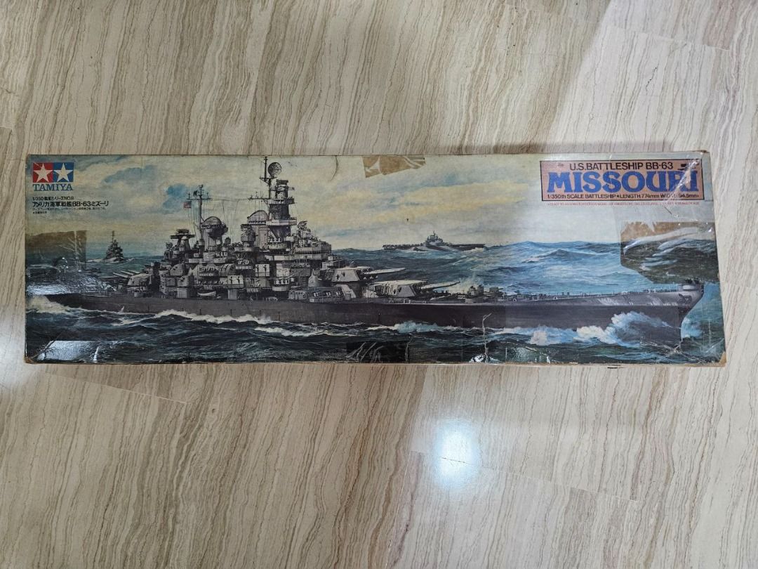 Tamiya US Battleship BB-63 Missouri 1:350, Hobbies & Toys, Memorabilia ...