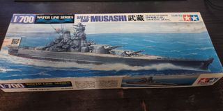 Tamiya water line 1/700 Musashi, Hobbies & Toys, Toys & Games on Carousell