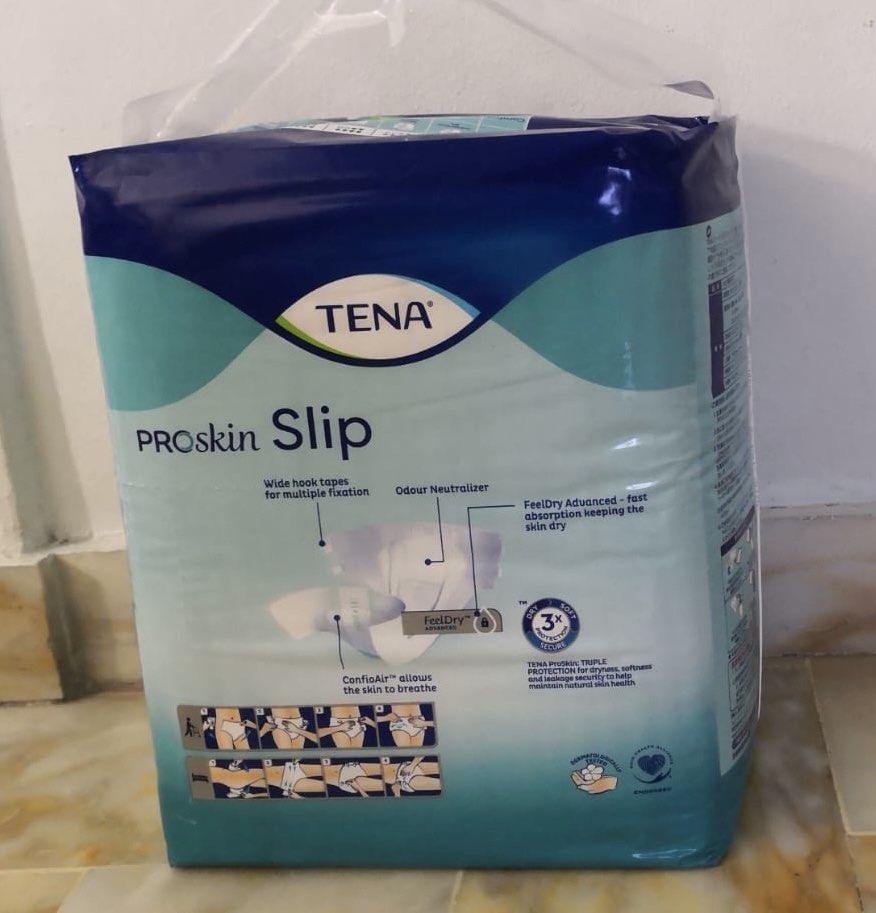 Tena Proskin Slip Super L Size Adult Diapers, Beauty & Personal Care, Sanitary Hygiene on Carousell