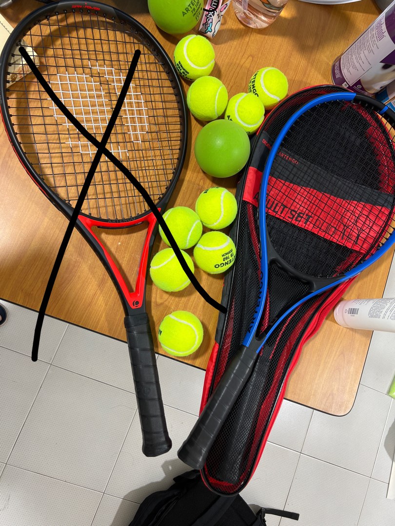 Tennis Rackets, balls, Sports Equipment, Sports & Games, Racket & Ball ...
