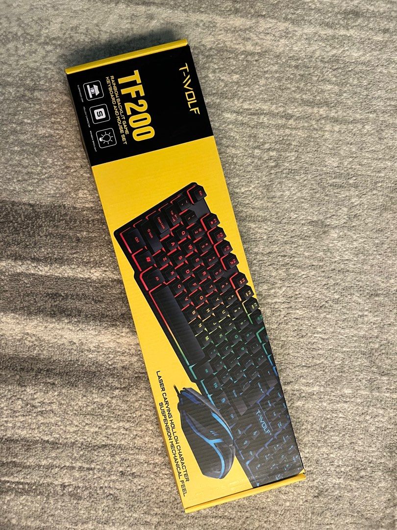 Tf200 Gaming Keyboard And Mouse Computers And Tech Parts And Accessories Computer Keyboard On
