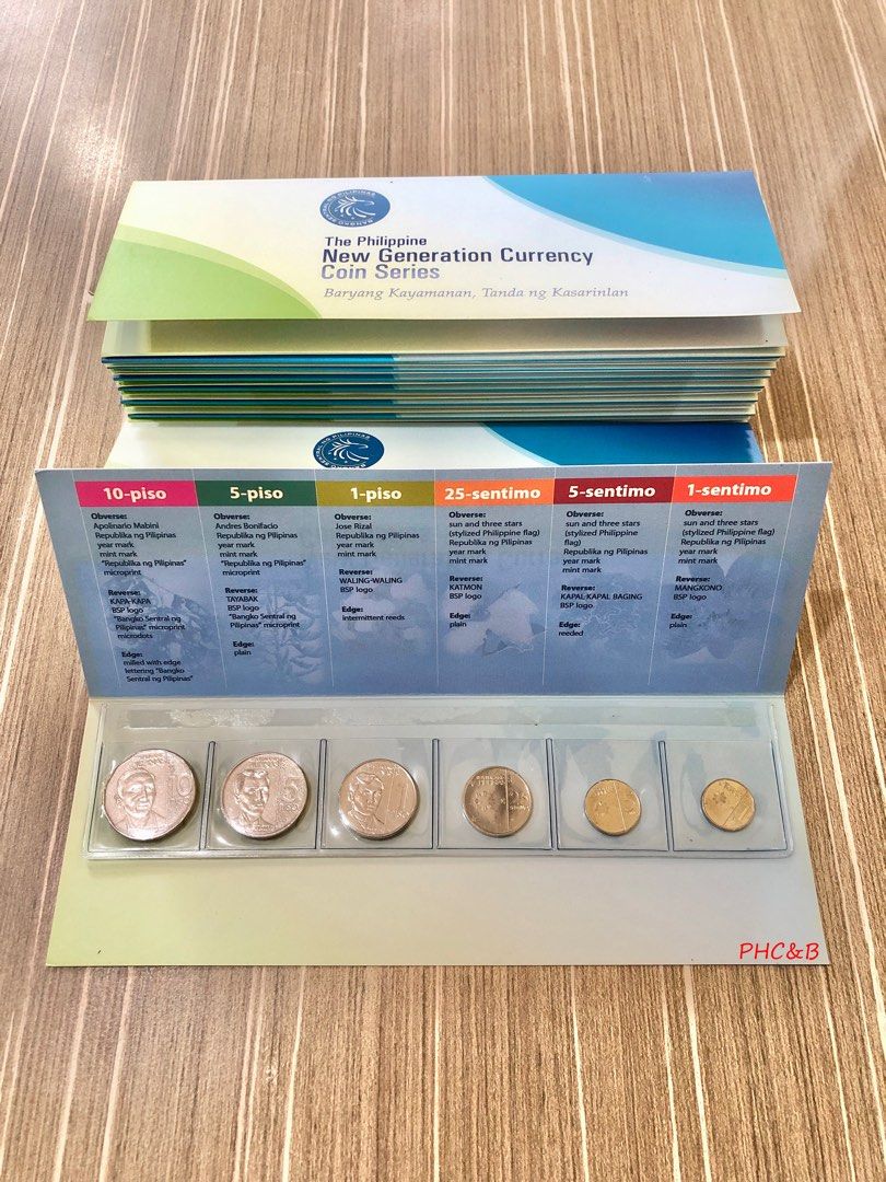The Philippine New Generation Currency Coin Series, Hobbies & Toys ...