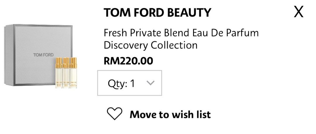 TOM FORD Fresh Private Blend Eau De Parfum Discovery Collection, Beauty ...