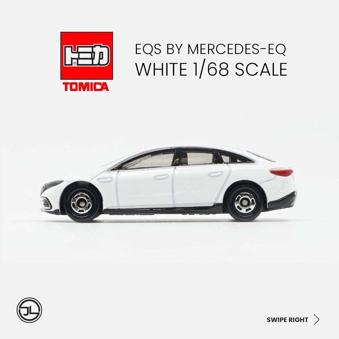 Tomica No.47 EQS by Mercedes-EQ 1st Edition 1/68, Hobbies & Toys, Toys & Games on Carousell