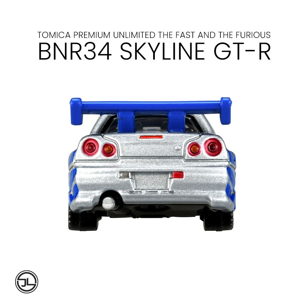 Tomica Premium Unlimited No. 08 The Fast and the Furious BNR34 Skyline GT-R, Hobbies & Toys ...
