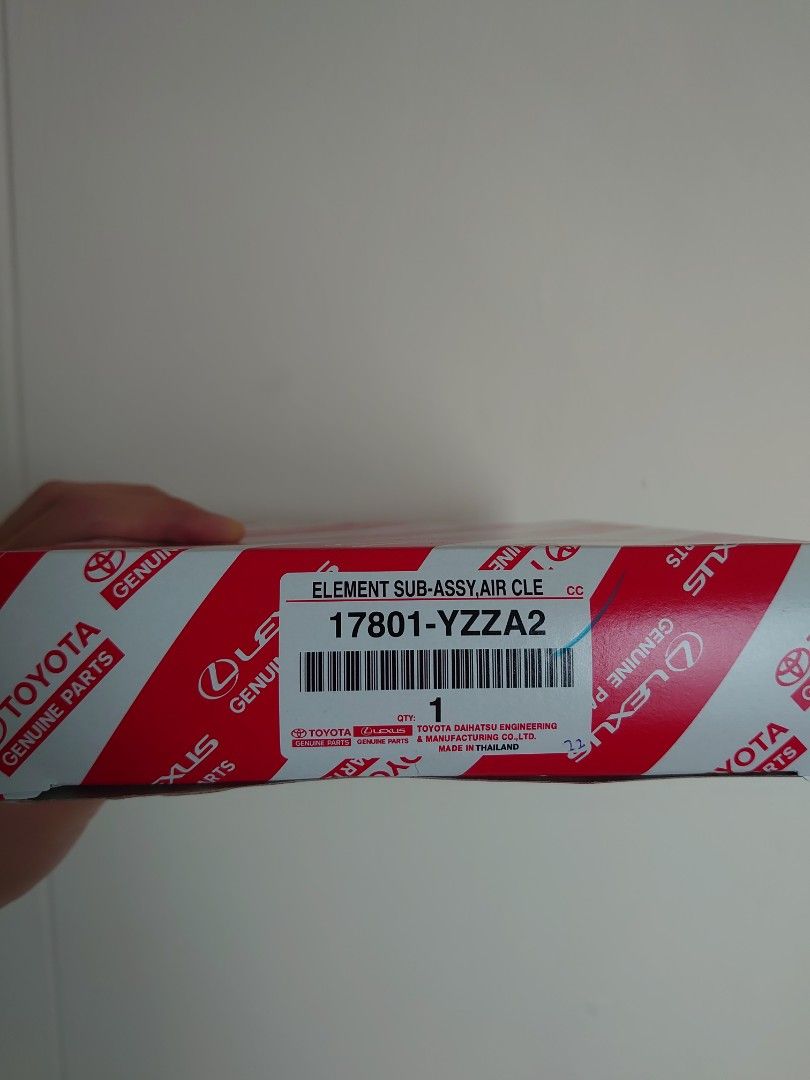 Toyota Altis Engine Air Filter, Car Accessories, Accessories on Carousell