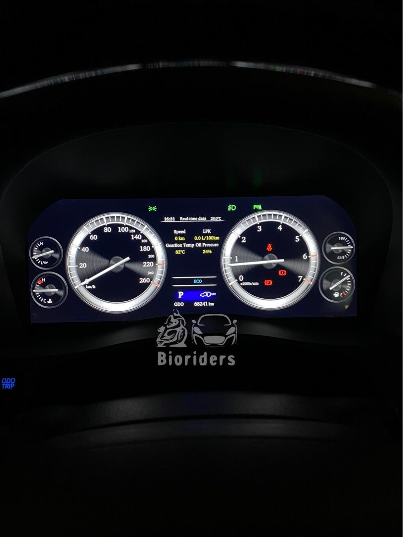 Toyota Vellfire alphard speedo meter digital cluster digital ...