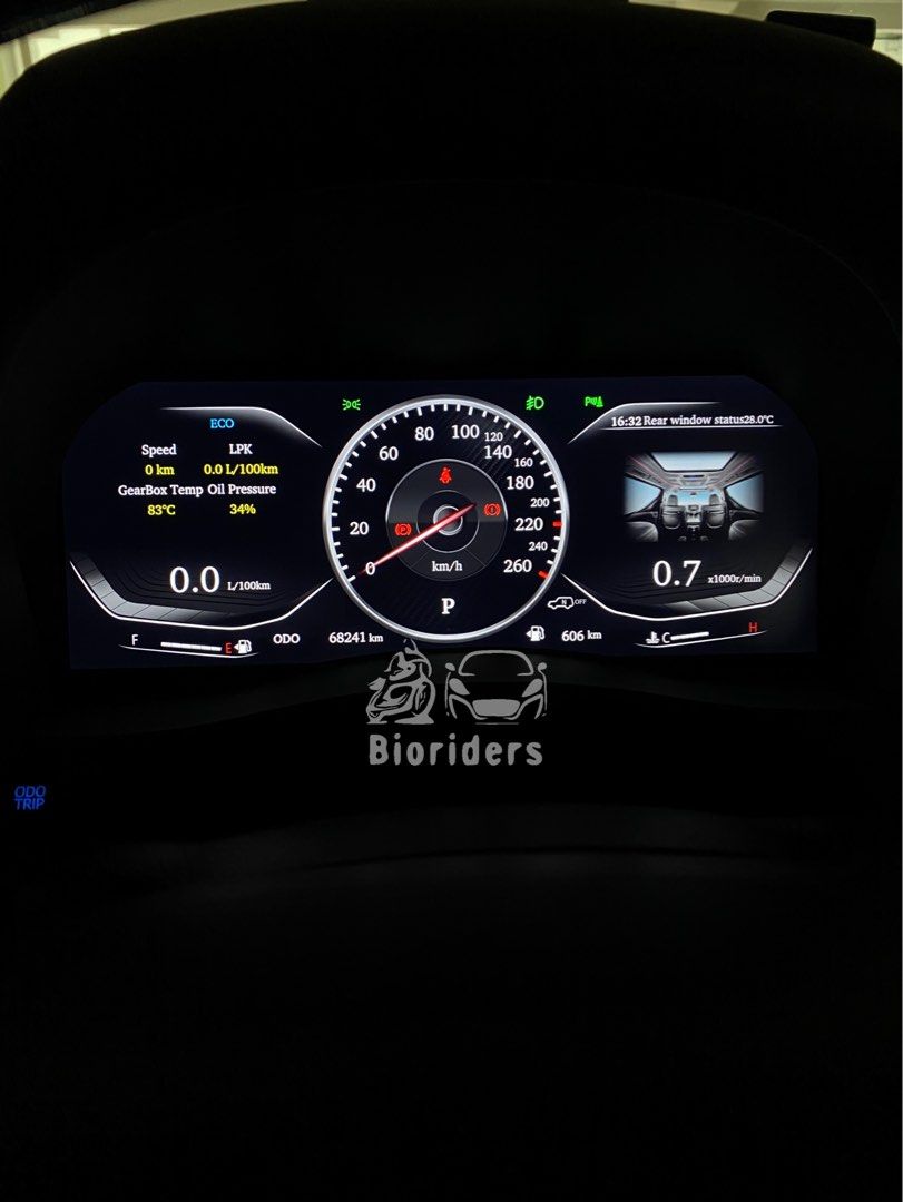 Toyota Vellfire alphard speedo meter digital cluster digital ...