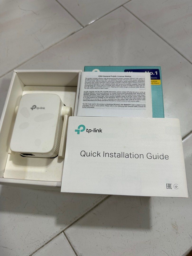 Tp-link AC 1200 Wi-Fi range extender (RE305), Computers & Tech, Parts ...