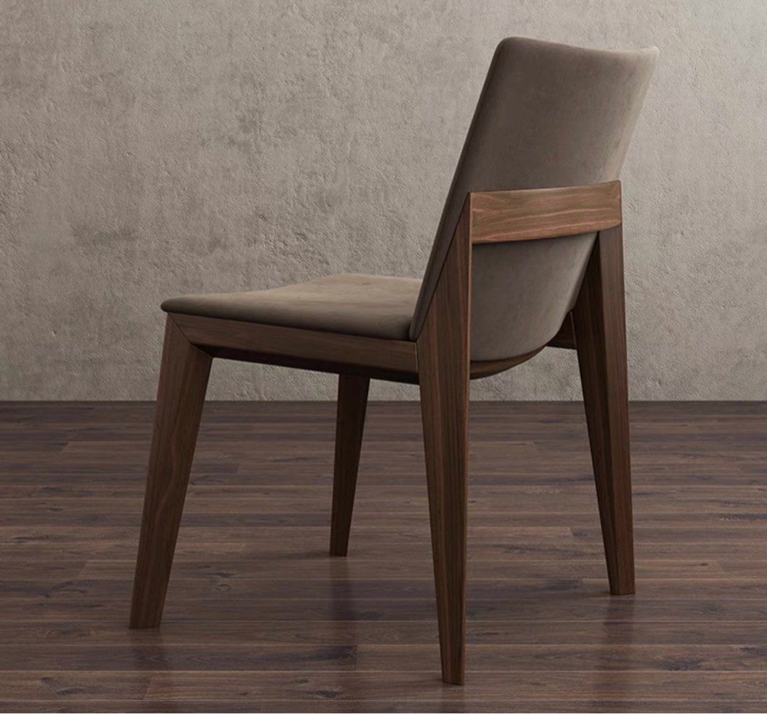 TRAGE Rustic Solid Wood Dining Chair, Furniture & Home Living ...