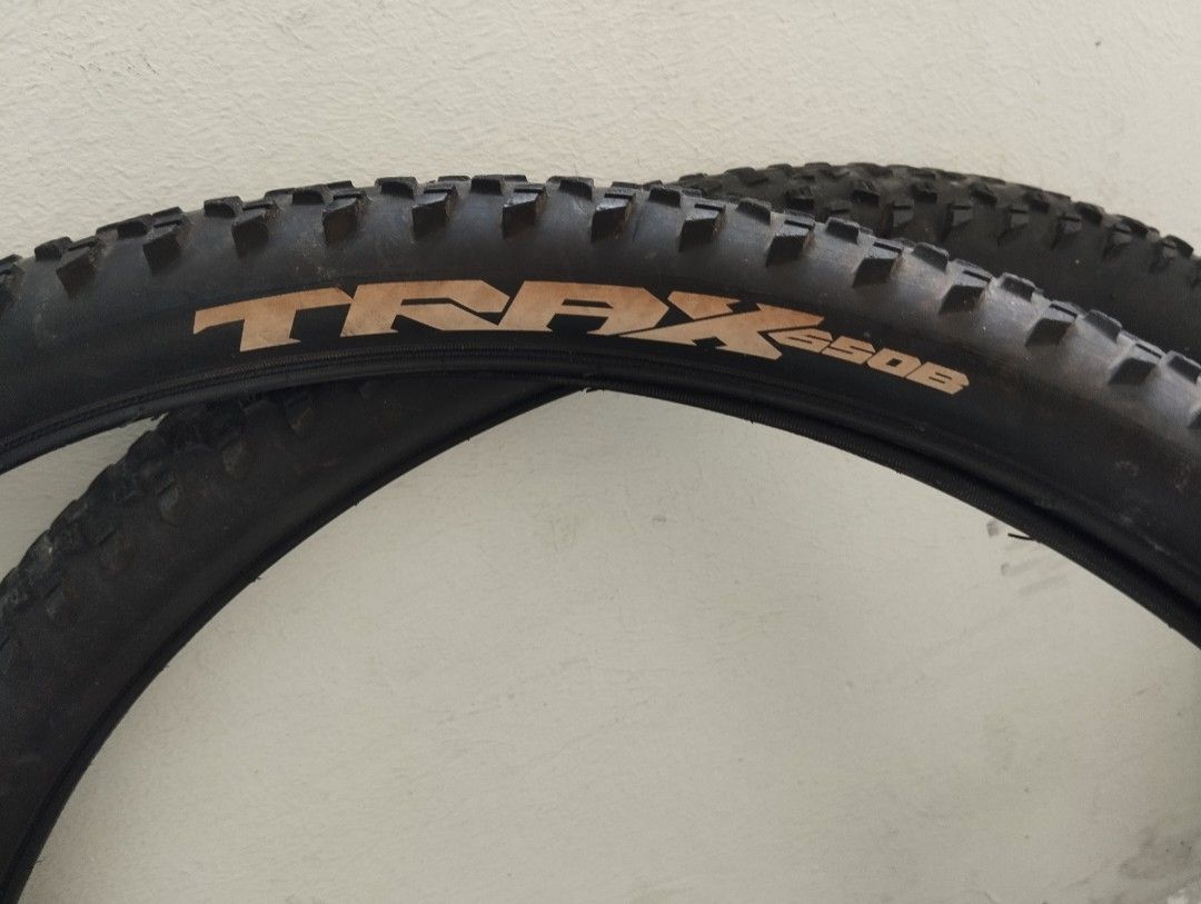 (TRAX) Bicycle tyres for MTB, Sports Equipment, Bicycles & Parts, Parts ...