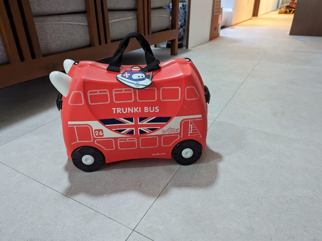 Trunki Luggage - Fire Engine, Hobbies & Toys, Travel, Luggage on Carousell
