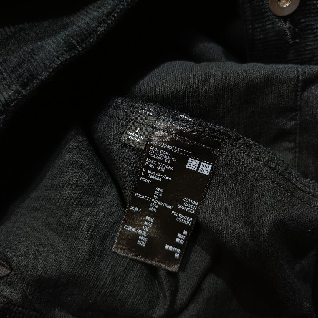 UNIQLO Corduroy Cropped Jacket. on Carousell