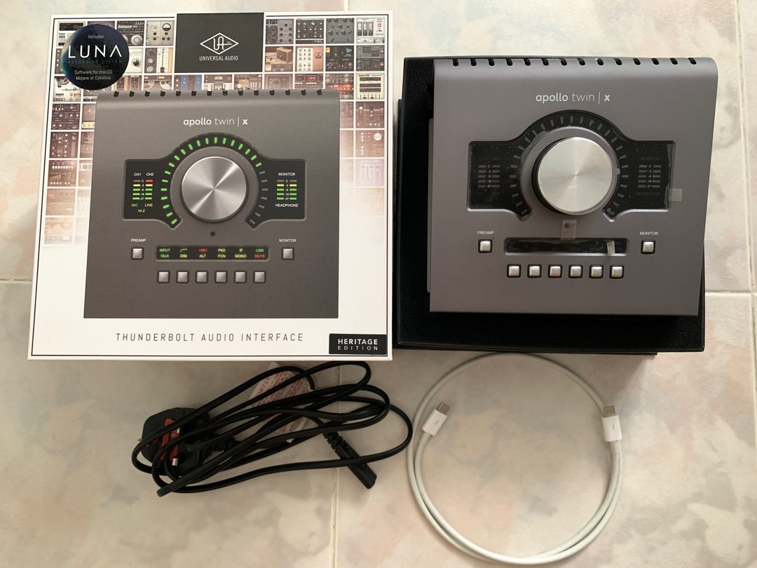 Universal Audio apollo Twin X duo (Heritage edition), 音響器材, 可攜式音響設備 ...