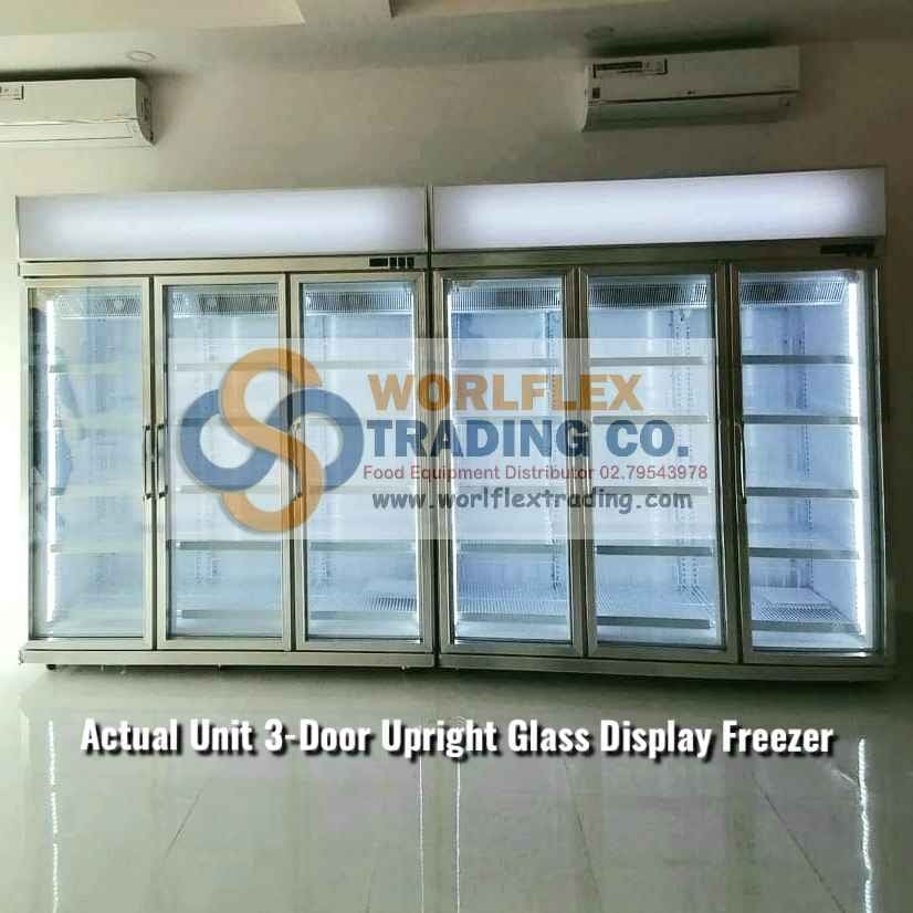 UPRIGHT GLASS FREEZER on Carousell