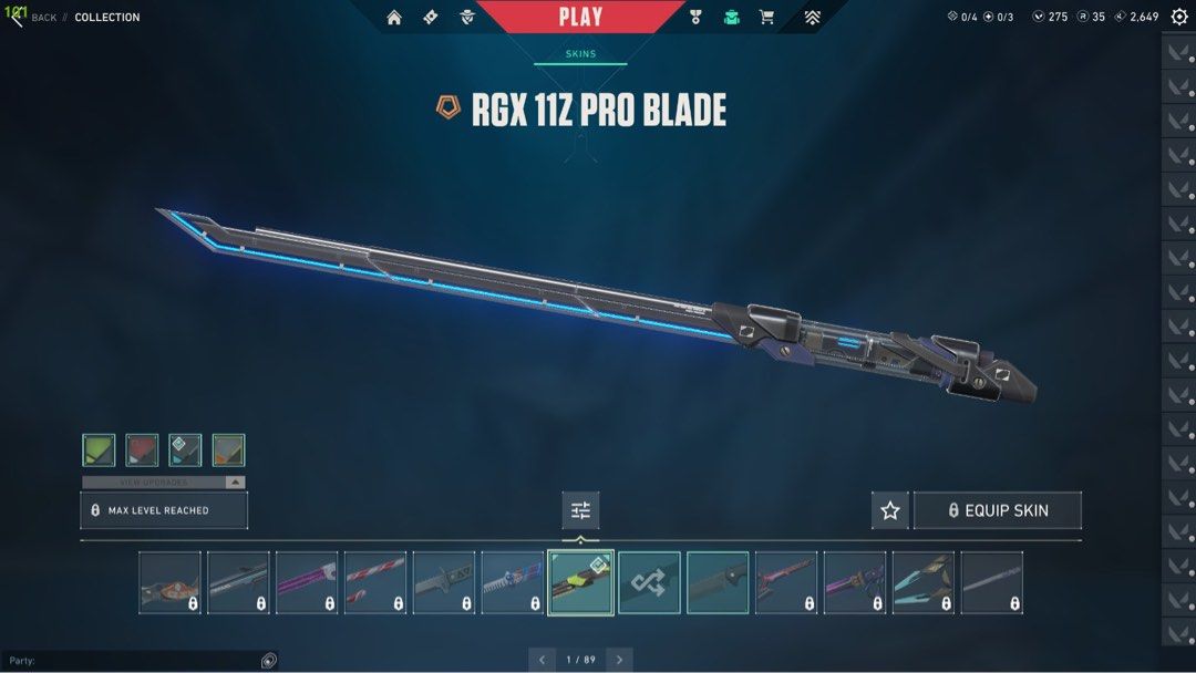 Valorant account rgx blade, Video Gaming, Video Games, Others on Carousell