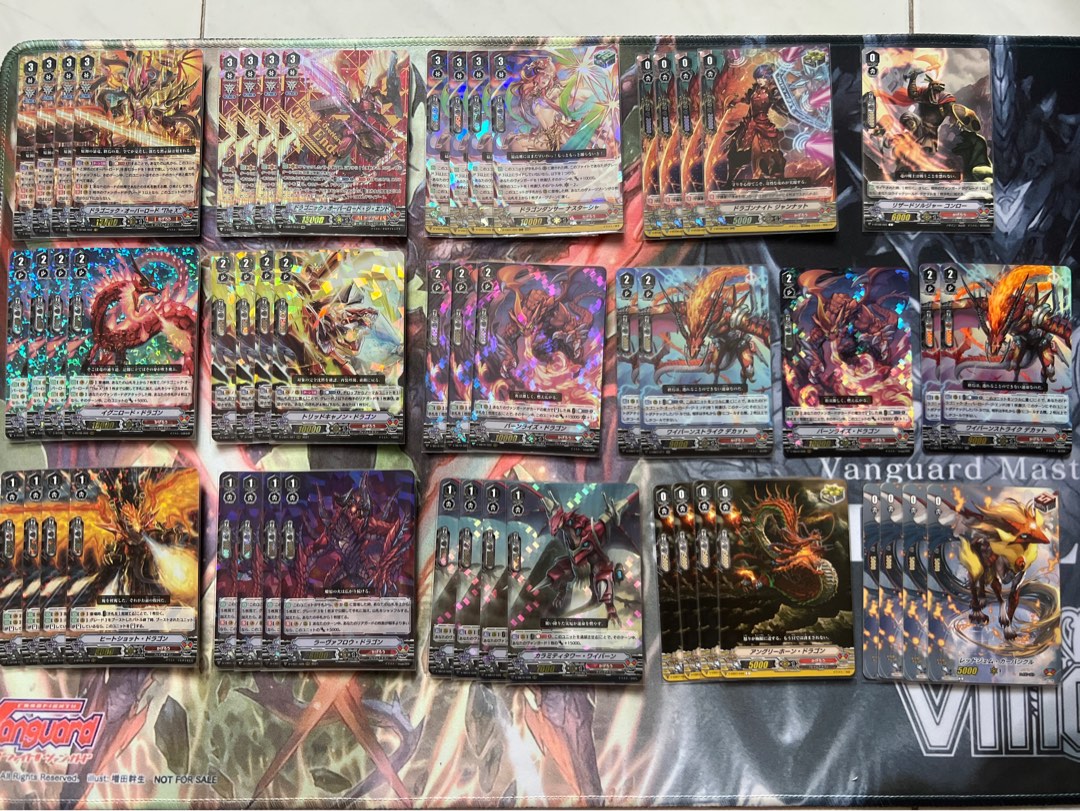Vanguard Dragon Overlord The X The End Kagero V deck, Hobbies & Toys, Toys & Games on Carousell