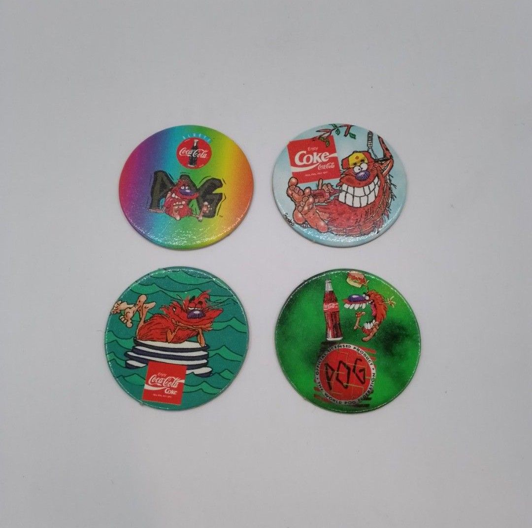 Vintage Coke pog on Carousell