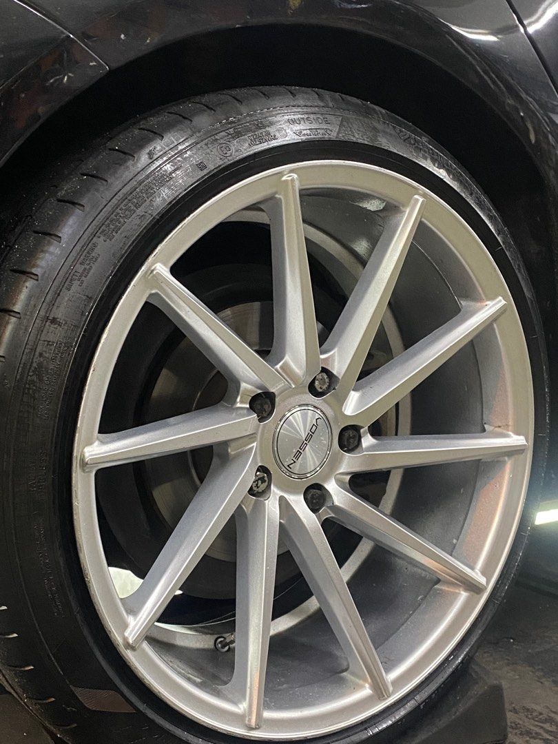 VOSSEN DESIGN CVT 18 INCH rims, Car Accessories, Tyres & Rims on Carousell