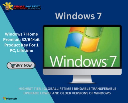 Windows 7 Home Premium 32/64-bit Product Key For 1 PC, Lifetime ...
