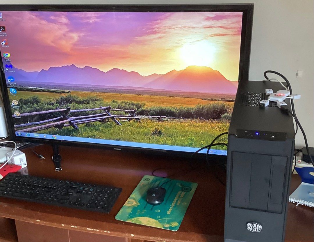 Slim Windows Desktop Computer Cpu Pc Working Condition Computers And Tech Desktops On Carousell