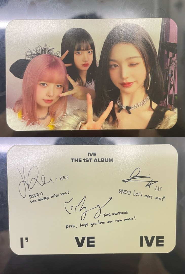 (PRICE REDUCED) WTS I’ve IVE US BOX SET UNIT PC WONYOUNG REI LIZ ...