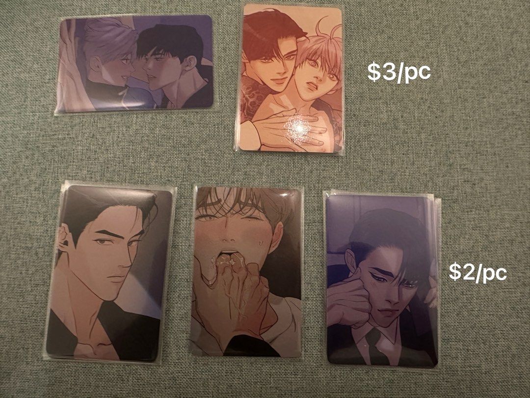 [WTS] Pearl Boy Limited run Lezhin official random photocards, Hobbies ...