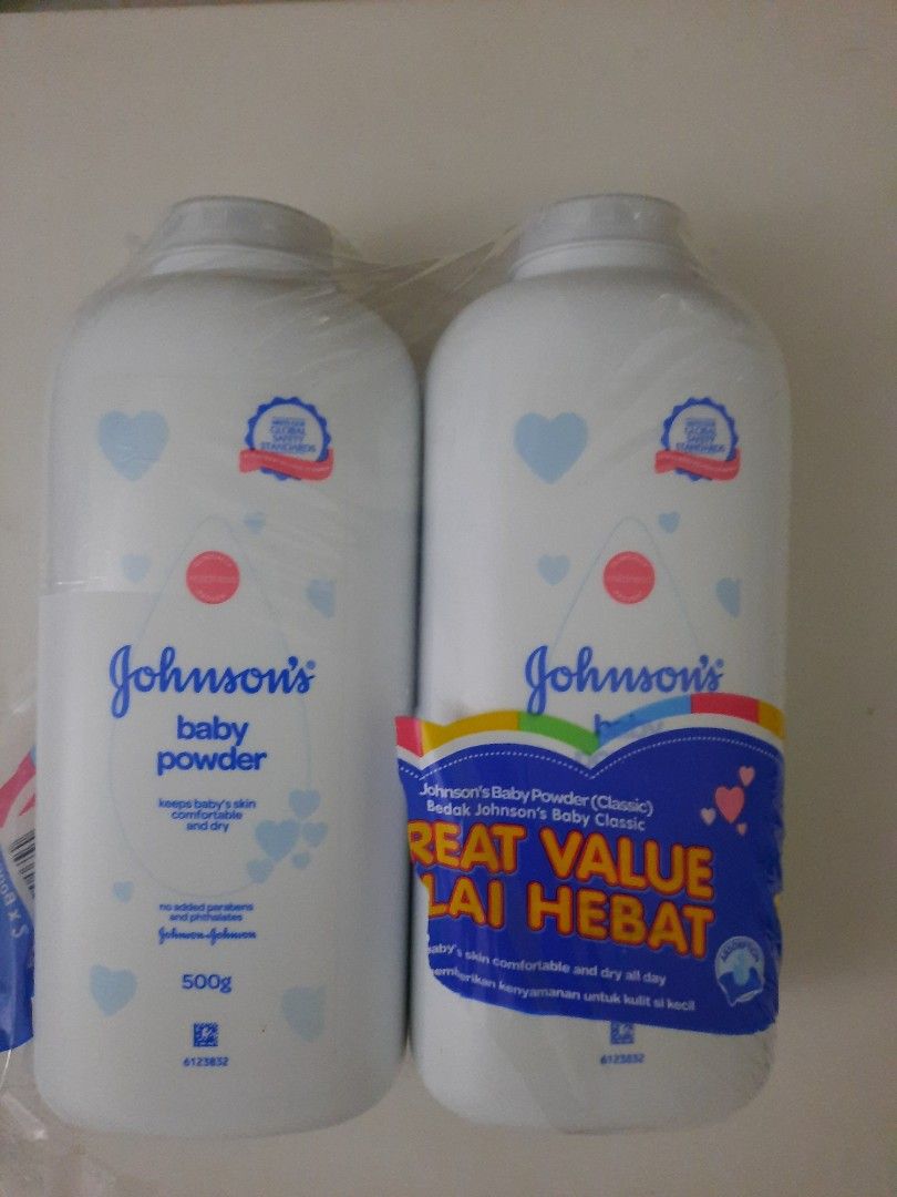 2 for $3 Johnsons Baby powder, Babies & Kids, Bathing & Changing, Baby ...