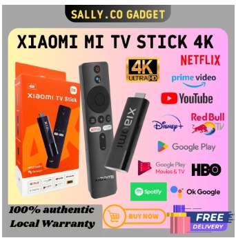 Xiaomi Mi TV Stick 4K//Xiaomi Mi TV Stick/HDR Android TV Chromecast WiFi Bluetooth Netflix ...