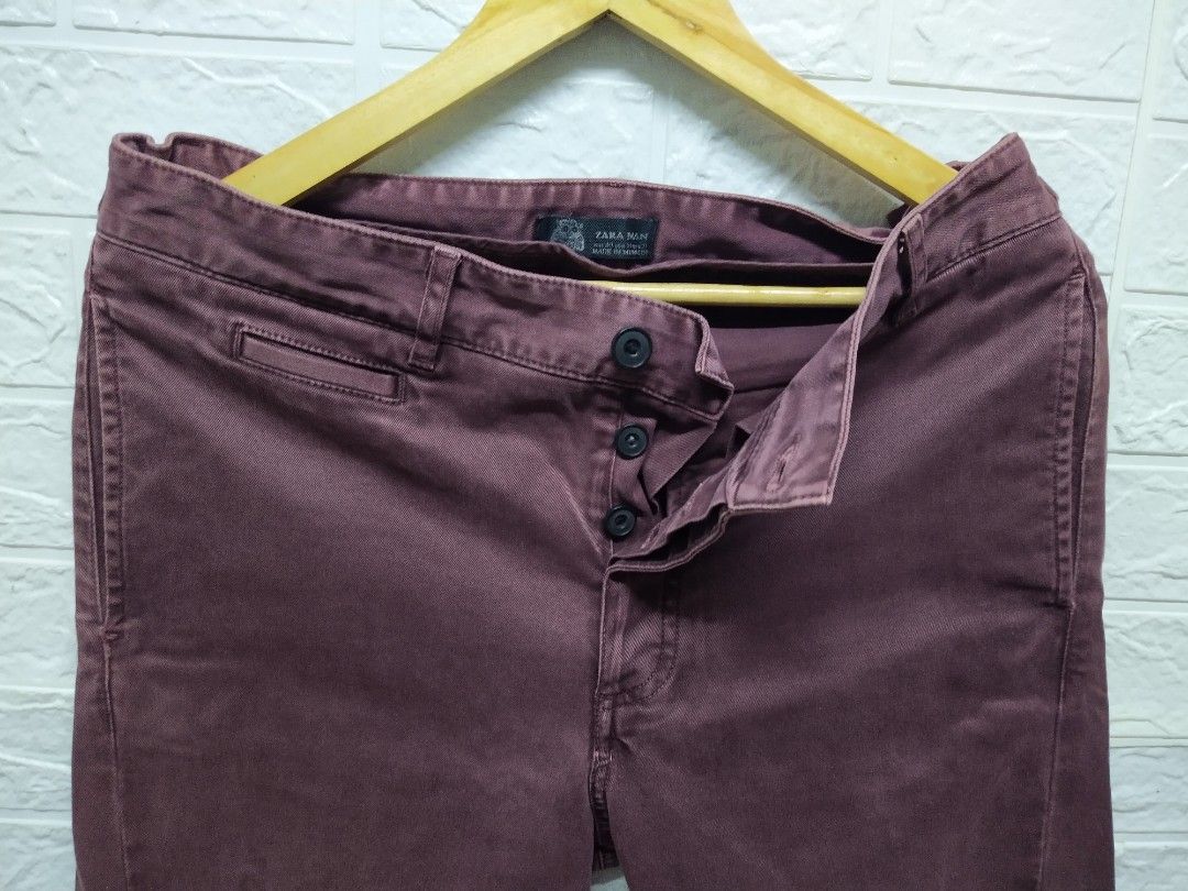 ZARA MAN BASIC CHINOS on Carousell