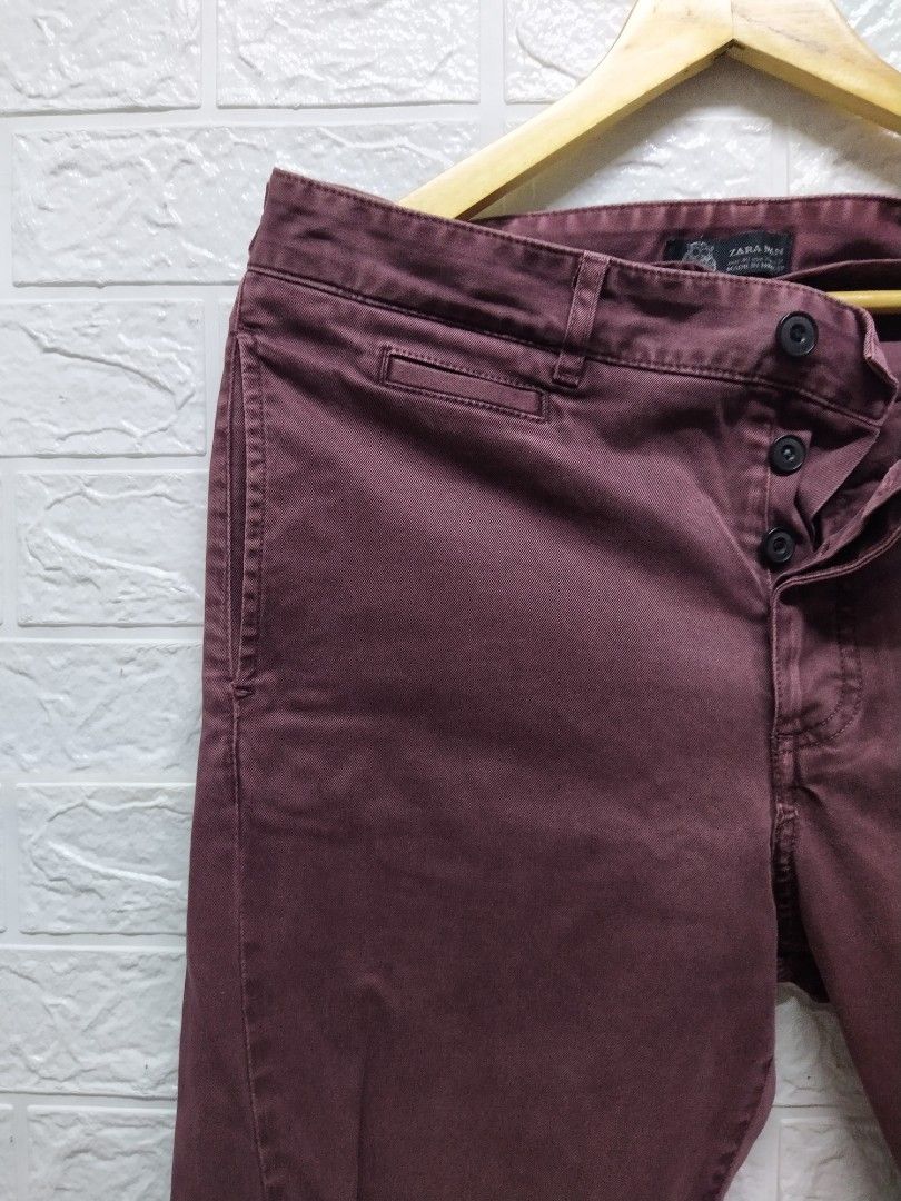 ZARA MAN BASIC CHINOS on Carousell