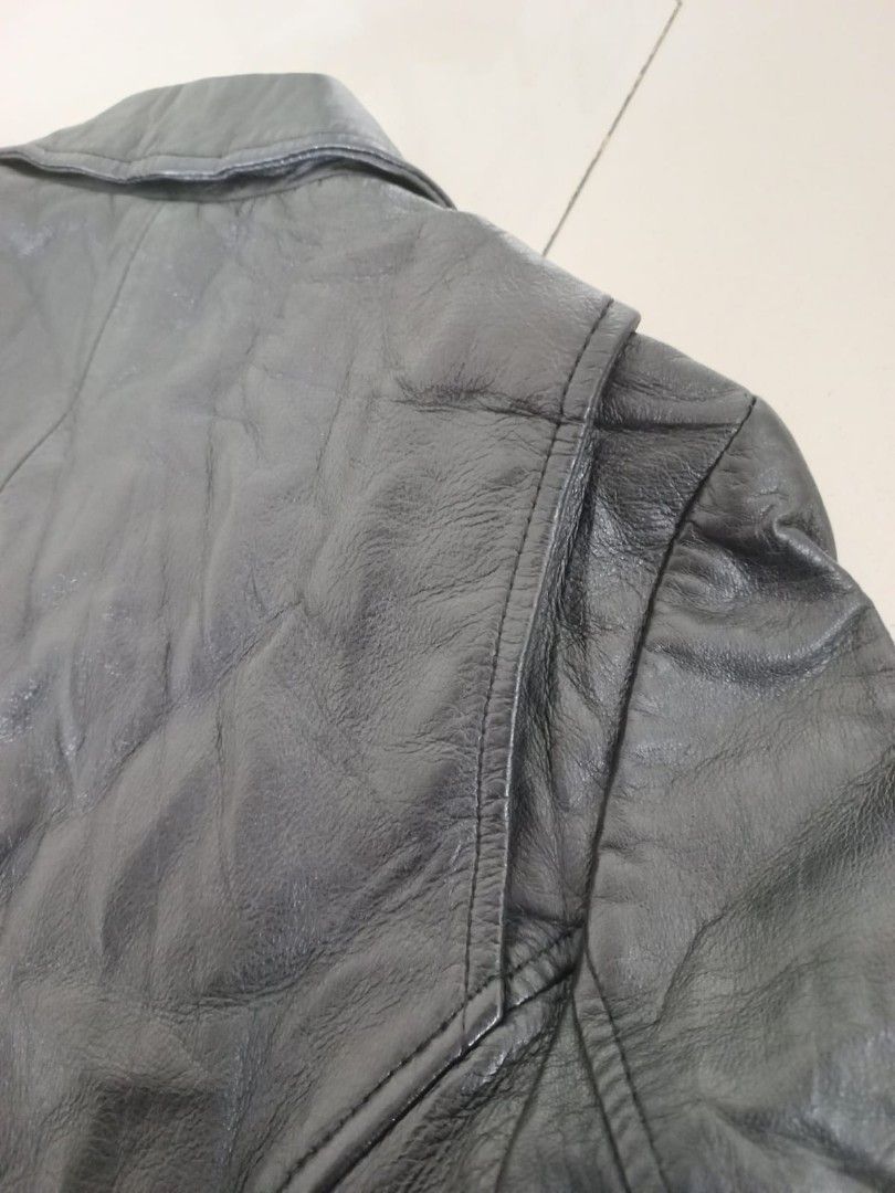 ZARA trf outerwear ramones perfecto leather jacket made in Pakistan not ...