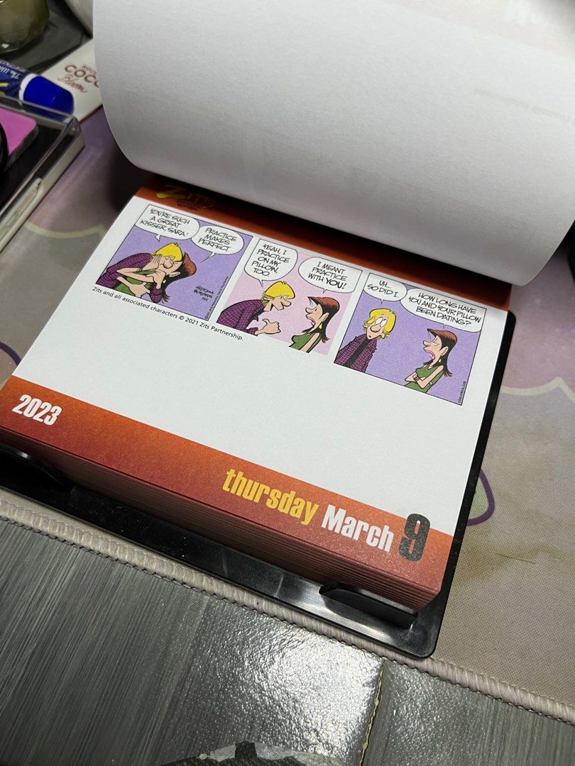 Zits Comic Strip Day to Day 2023 Calendar Jerry Scott & Jim Borgman ...