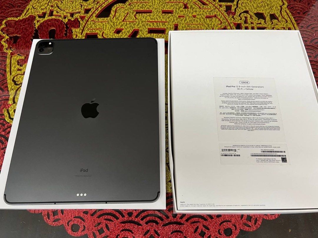 12.9 IPad Pro 5th Gen 128gb cellular, Mobile Phones & Gadgets, Tablets ...