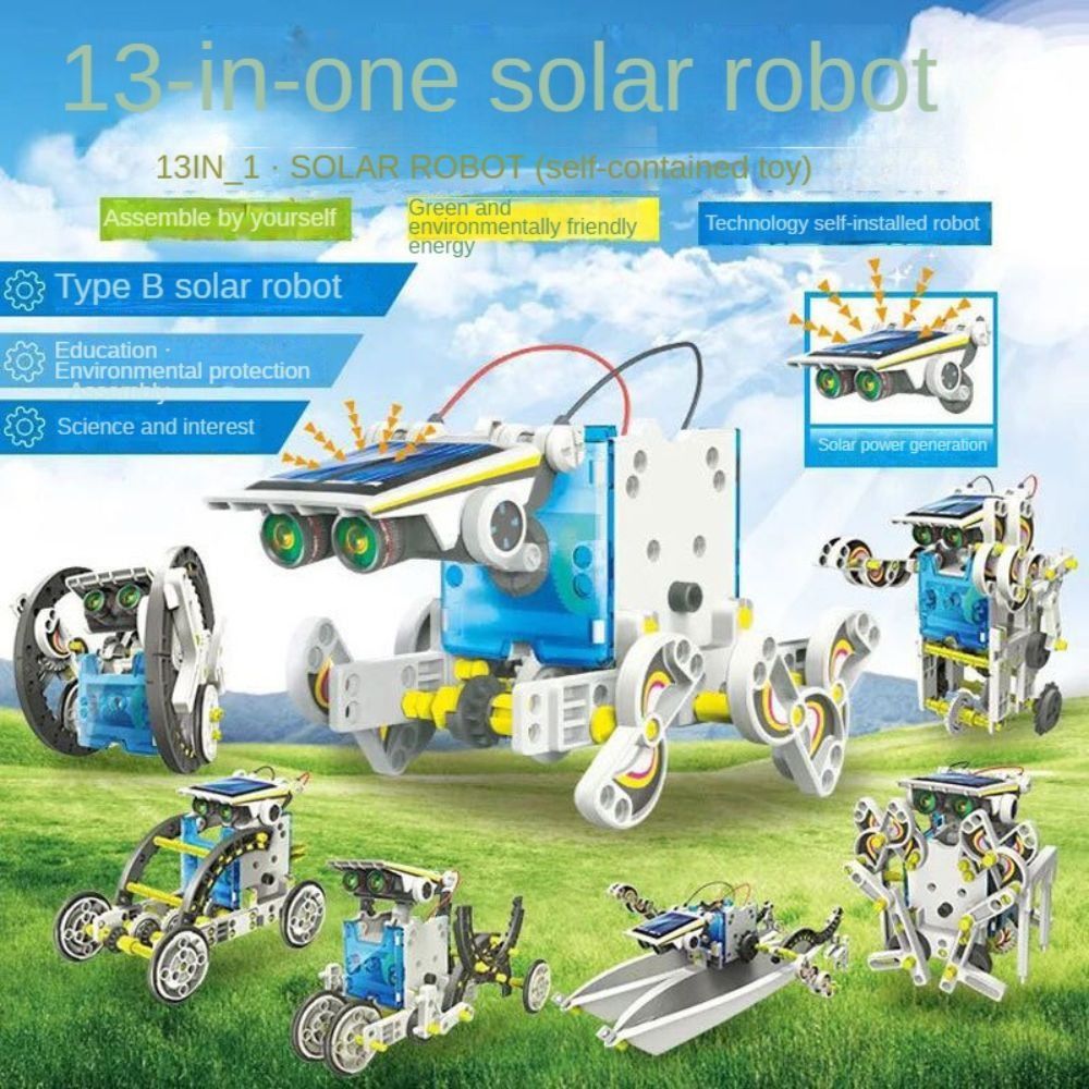 13-in-1 Education Solar Robot Toys 261Pieces DIY Building Science ...