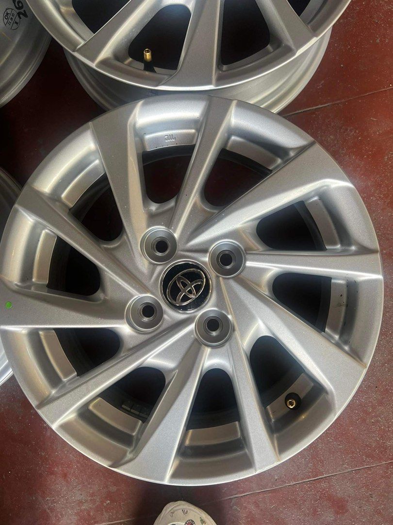 14” Toyota Wigo 2023 stock used mags 4Holes pcd 100 like new on Carousell