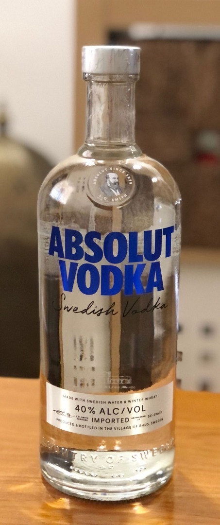 1 litre Absolut Vodka - sealed, Food & Drinks, Alcoholic Beverages on ...