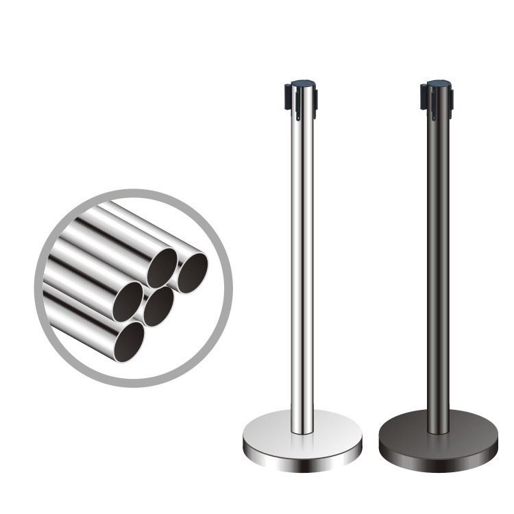 1.Stainless Steel Queue Up Stand With 200CM 2 Meter Retractable Belt ...