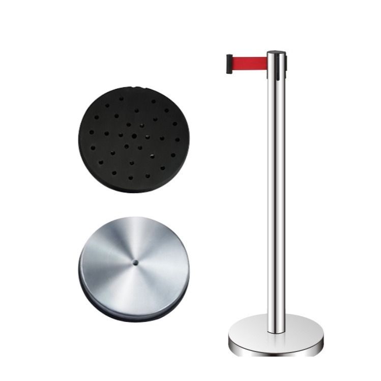 1.Stainless Steel Queue Up Stand With 200CM 2 Meter Retractable Belt ...