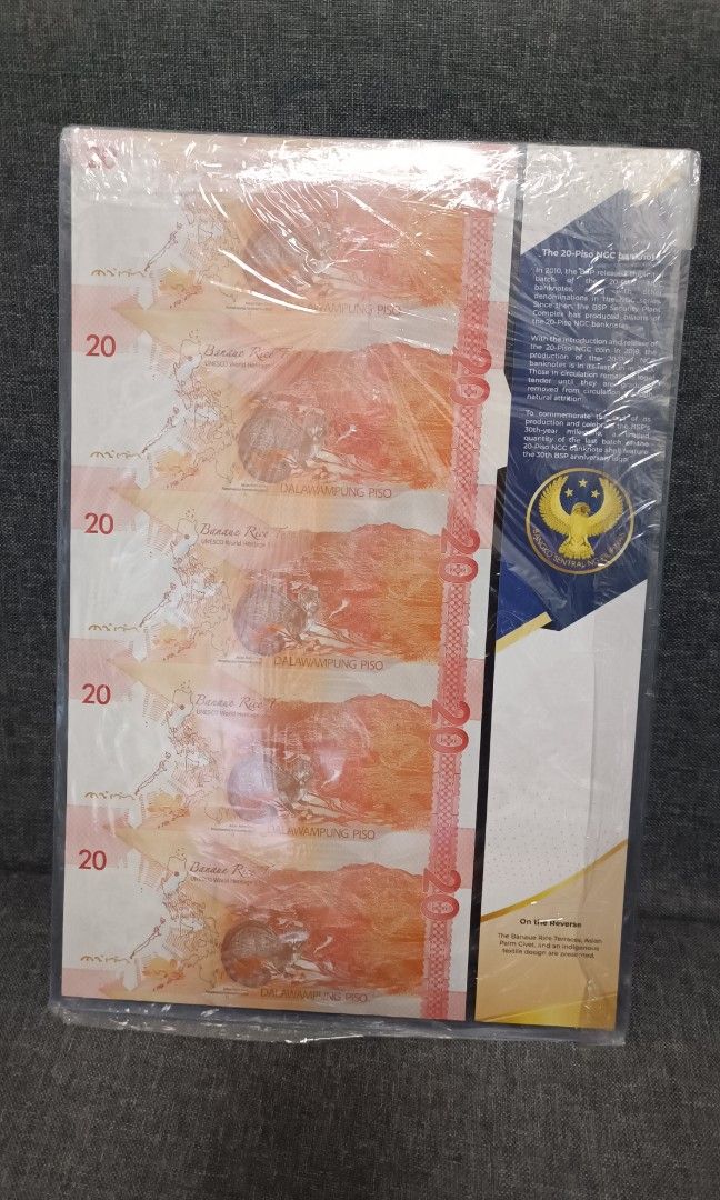 20 Piso New Generation uncut BSP notes, Hobbies & Toys, Memorabilia ...