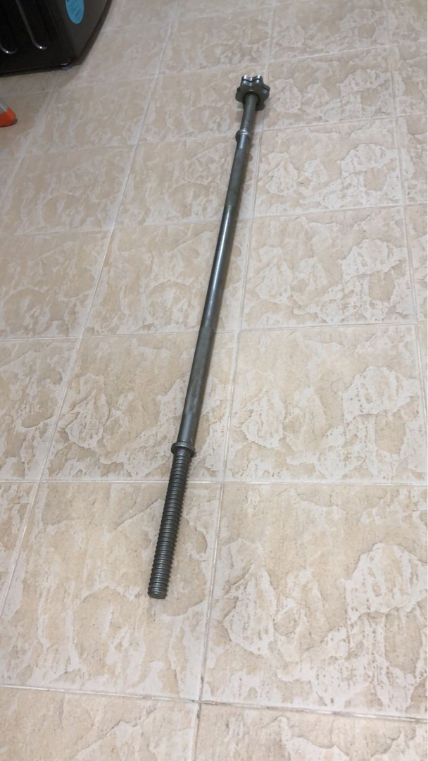 4 feet long bar, Sports Equipment, Exercise & Fitness, Weights ...