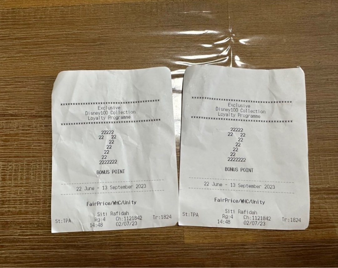 5 NTUC Bonus Points, Tickets & Vouchers, Store Credits on Carousell