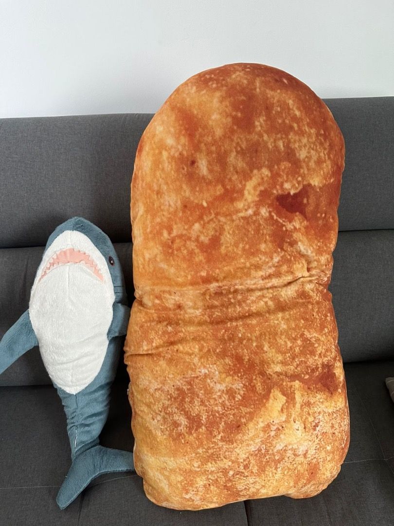 90cm KFC nugget , compare size with mini shark., Furniture & Home ...