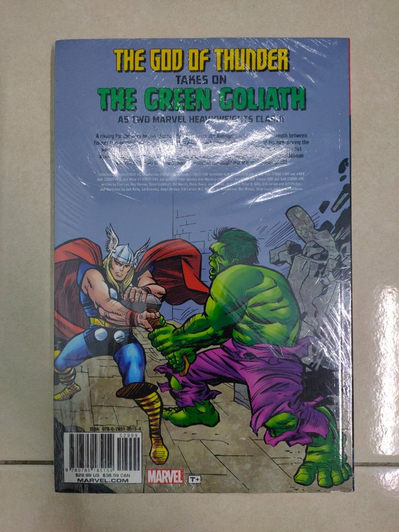 [ Marvel Comics ] Thor vs Hulk by Jeff Youngquist, Hobbies & Toys ...