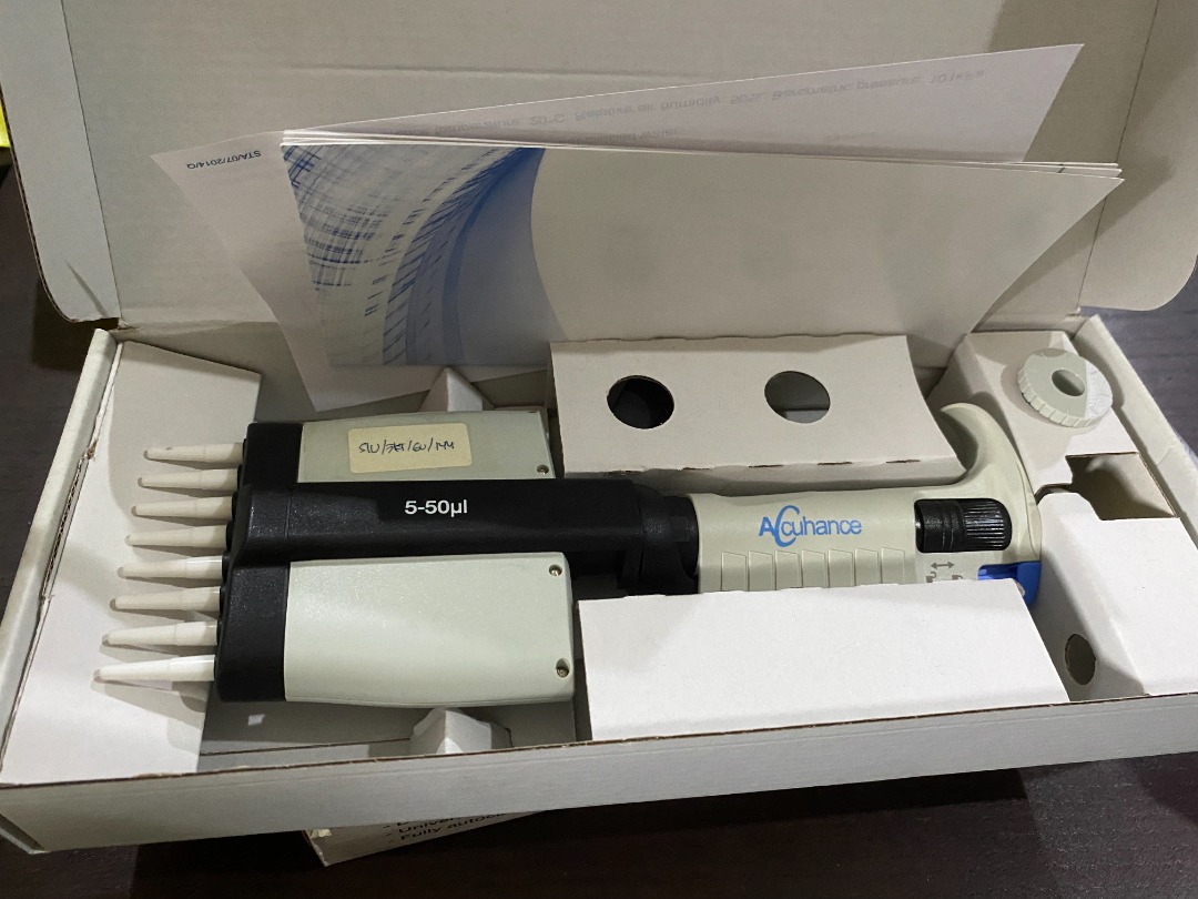 Accuhance Socorex Multichannel Mikropipet Micropipette 5-50 uL Murah ...