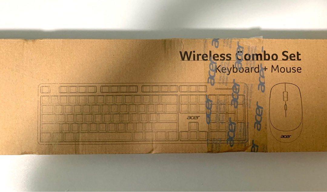 Acer Wireless Keyboard And Mouse Set Computers And Tech Parts And Accessories Computer Keyboard