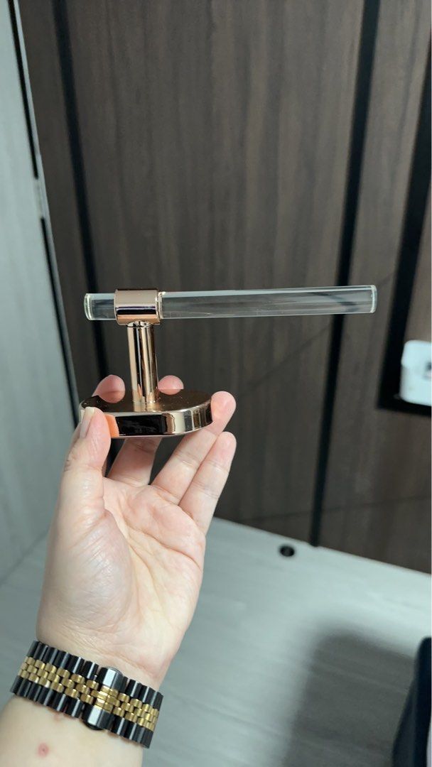 Acrylic hook in Rose Gold, Furniture & Home Living, Home Improvement ...