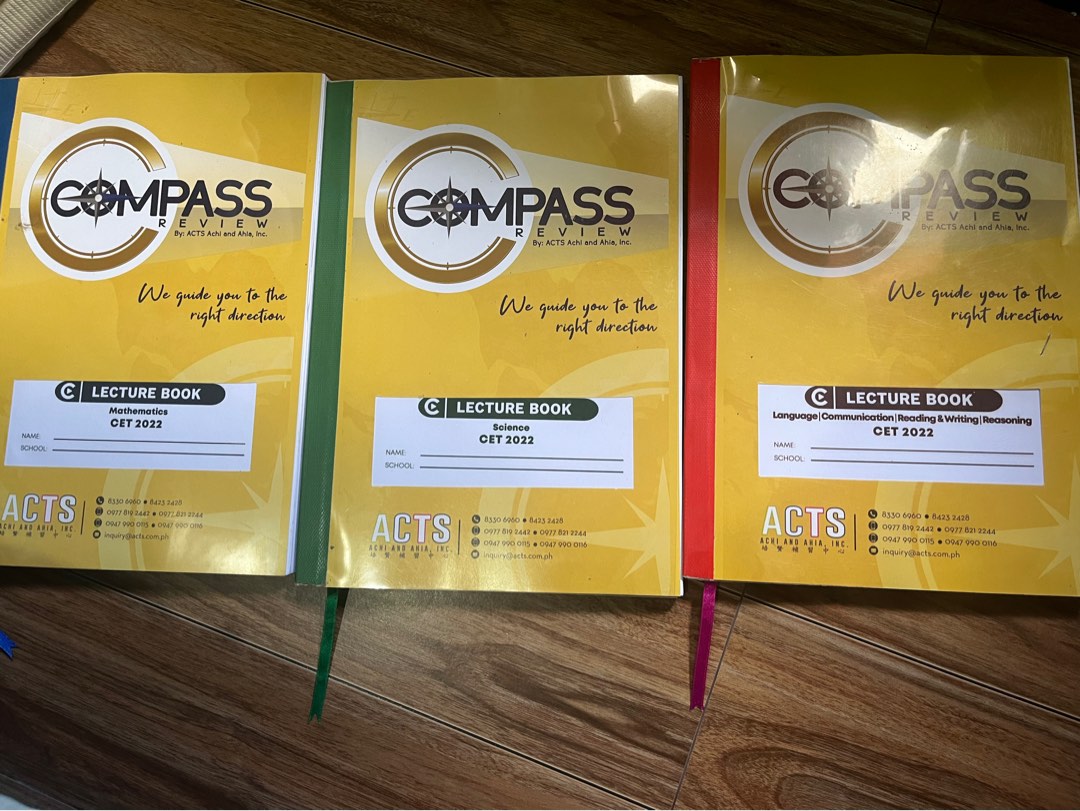 ACTS CET Reviewer 2022 College Entrance Test Reviewer, Hobbies & Toys ...