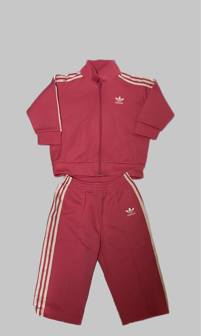 adidas kids tracksuit set, Babies & Kids, Babies & Kids Fashion on ...